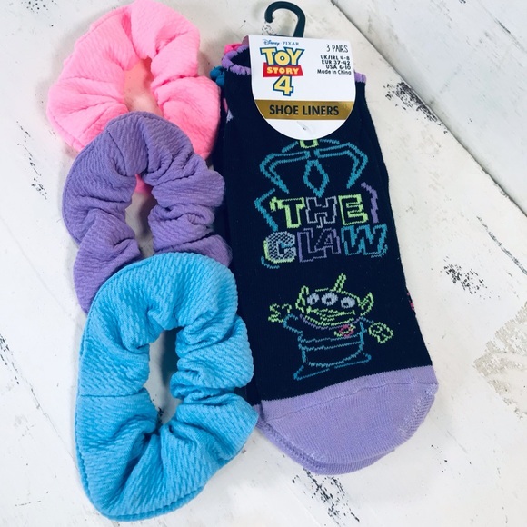 Disney | Accessories | Toy Story 4 Sock Matching Scrunchie Set | Poshmark